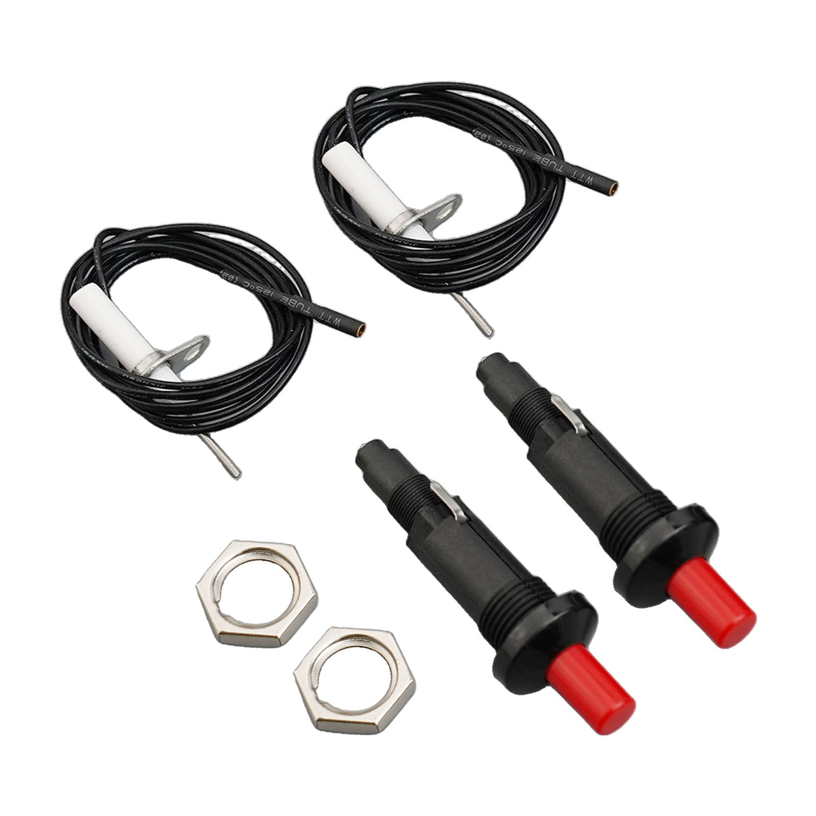 Wuweikeji 2 pack Piezo Igniter Push Button for Gas Fireplace, Grill ...