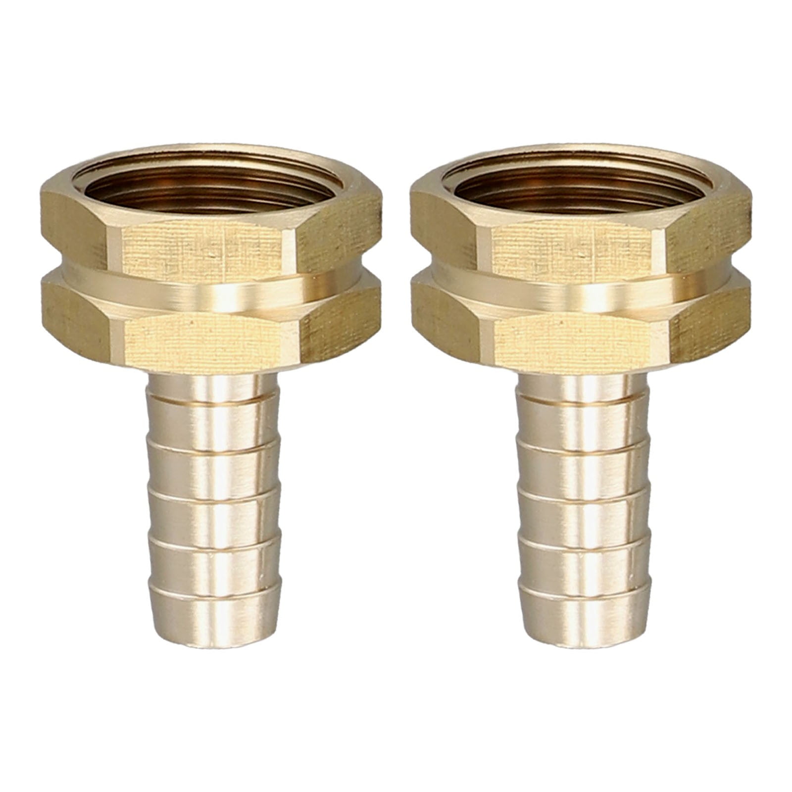 Wuweikeji 2-piece brass hose fittings: 3/8” barb and 3/4” GHT female ...
