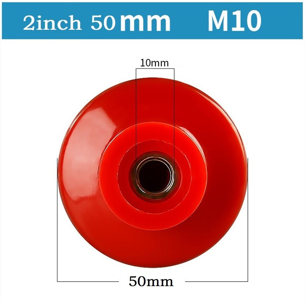 Wuweikeji 2inch 50mm Drill Buffing Pads M10/M14/M16 Thread Backing ...