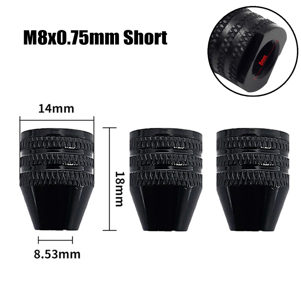 Wuweikeji 3 Pcs 0.3-3.4mm Mini Multi Keyless Drill Chuck M7 M8X0.75 ...