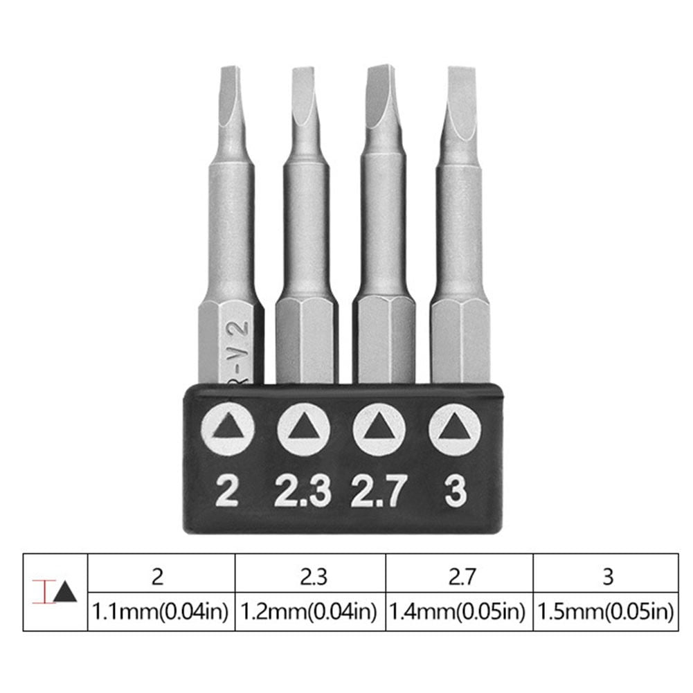 Wuweikeji 4/5 Pcs 50mm Length Special-shaped Screwdriver Set U-shaped Y ...