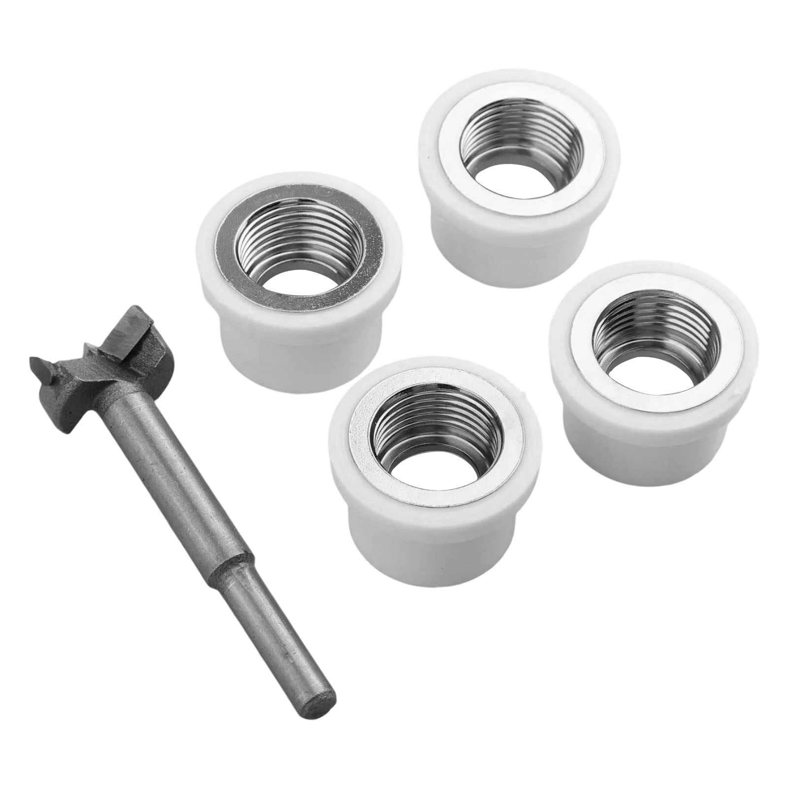 Wuweikeji 4 Pcs 1/2'' Thread Water Pipe Fittings 26.5mm Boring Drill ...