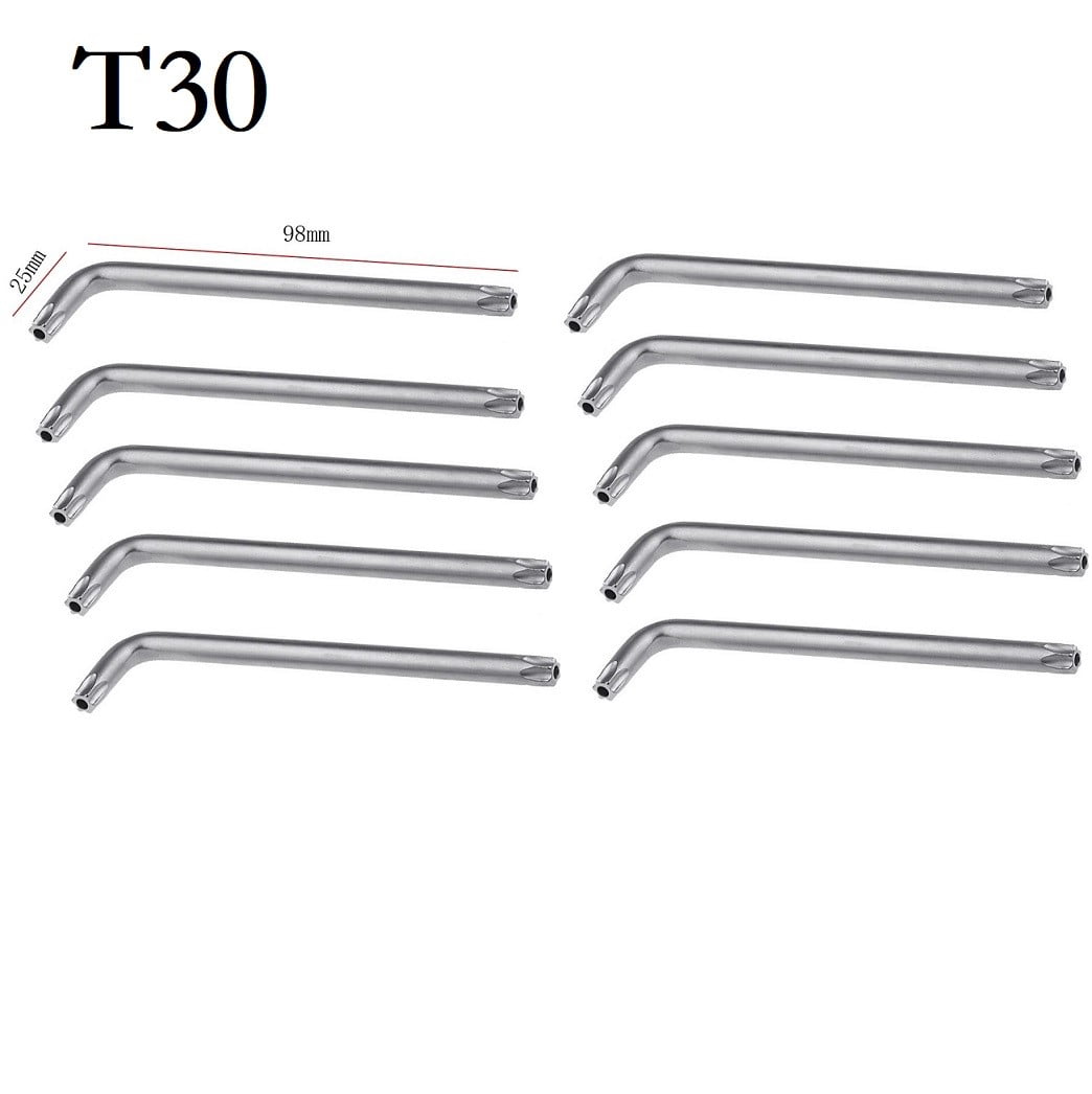 Wuweikeji 5 Pcs Double-End Screwdriver Hex Wrench Set T10 T15 T20 T25 ...