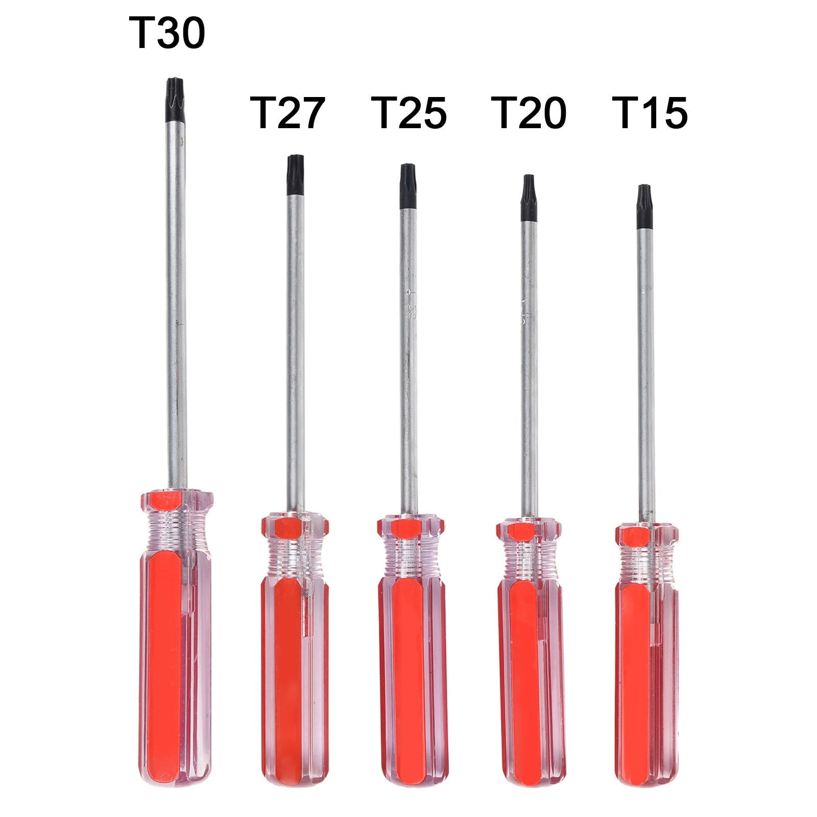 Wuweikeji 5 Pcs Torx Screwdriver Set Magnetic Torx Star Bit Driver ...
