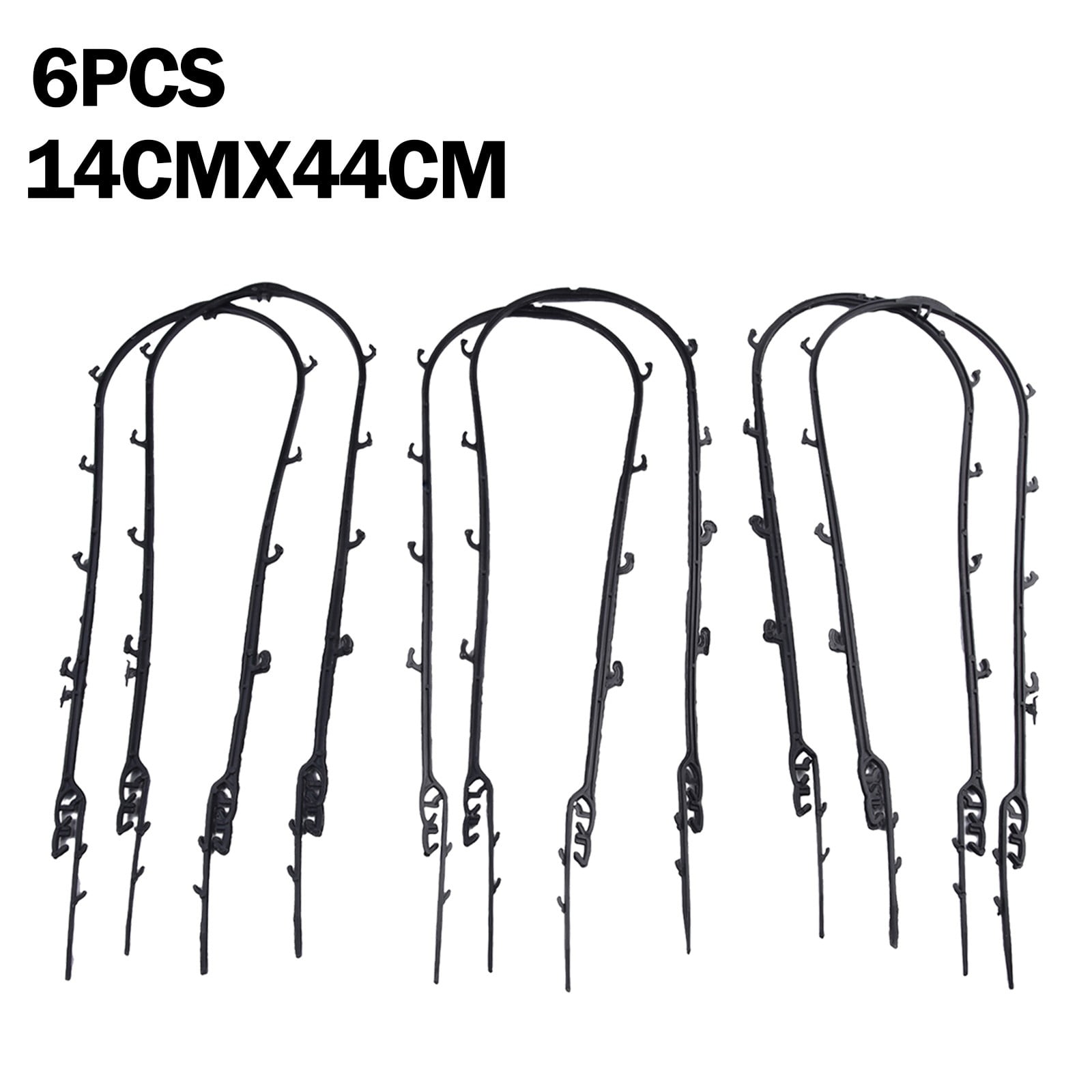 Wuweikeji 6 pcs Plant Climbing Frame Garden Trellis Plastic Tomatoes ...