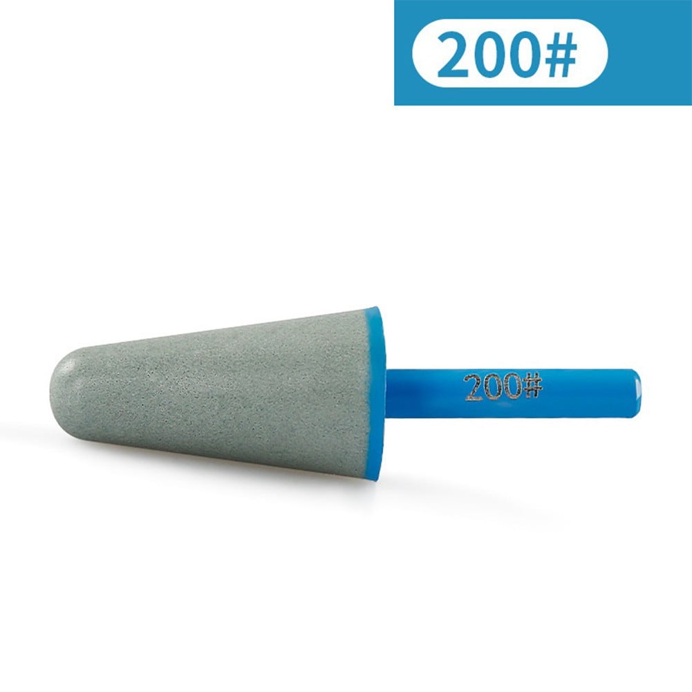 Wuweikeji Conical Diamond Grinding Bits 6mm Shank Resin Diamond Burr ...