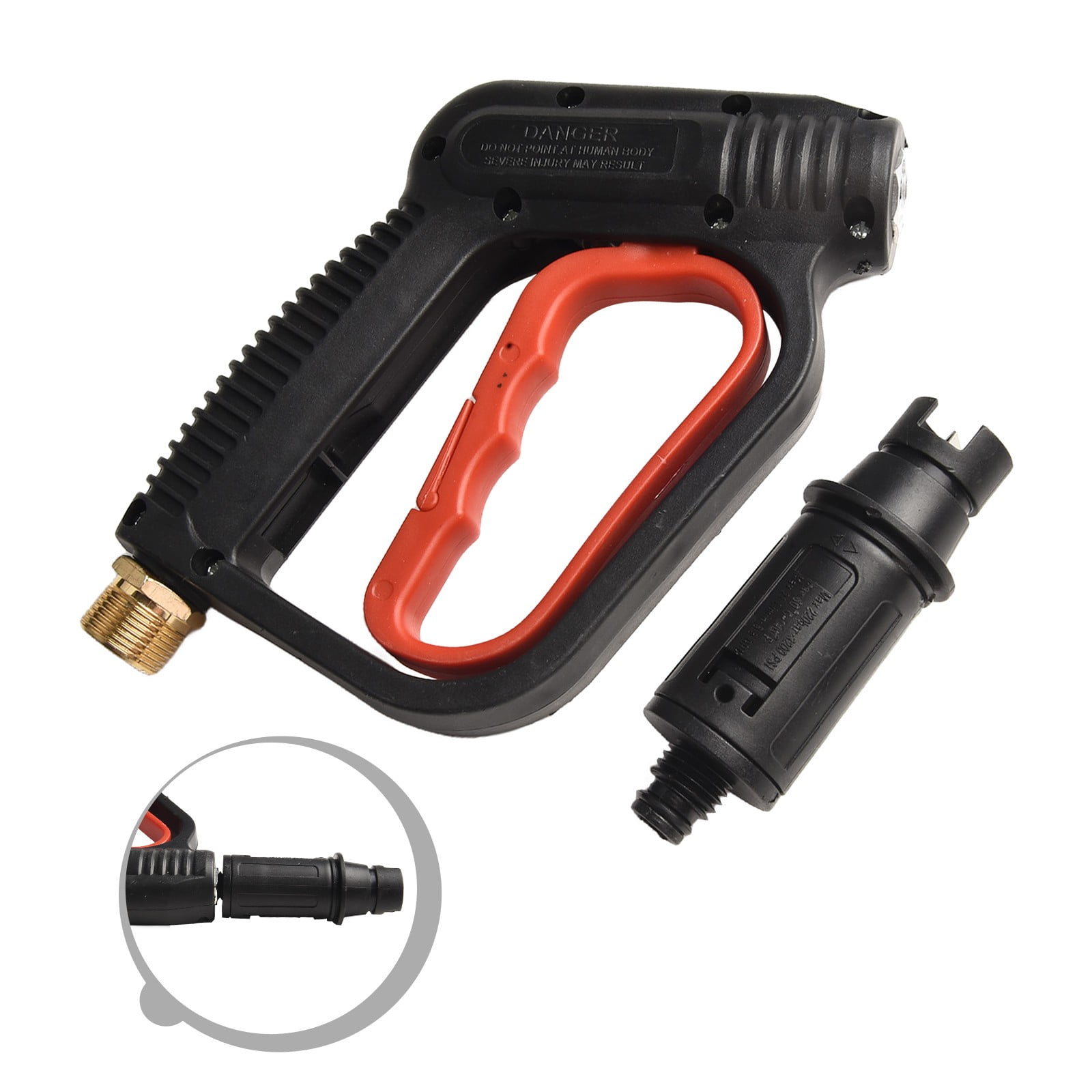 Wuweikeji For 360° Adjustable Nozzle Pressure Washer Water Flower Car ...