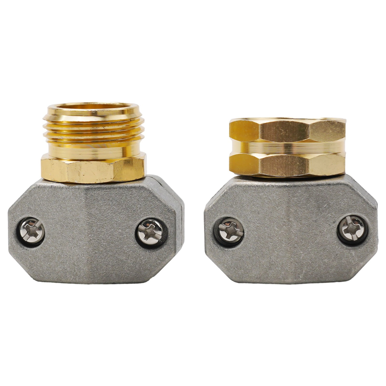 Wuweikeji Garden Hose Repair Set - 3/4\" & 5/8\" Male/Female Connectors ...