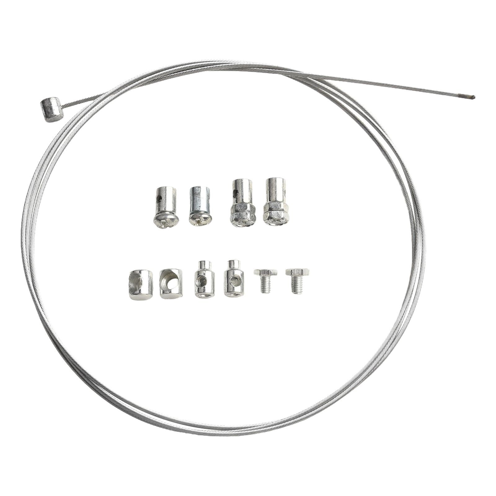 Wuweikeji Lawn Mower Throttle Clutch Cable Repair Kit 40\" Steel Wire ...