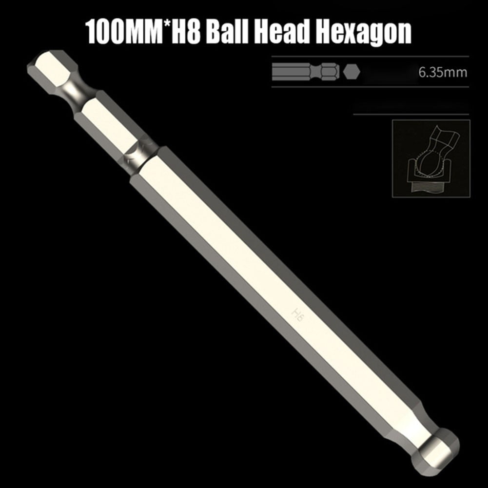 Wuweikeji Magnetic Driver Bit Set with Long Ball End Hex Screwdriver ...