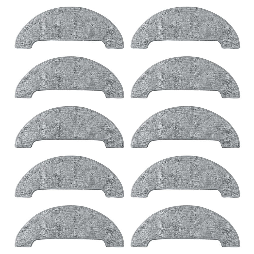 Wuweikeji Mop Cloths 10 pack Microfiber Mop Cloths for Honiture Q6 Pro, Laresar L6 Pro, AIRROBO ...