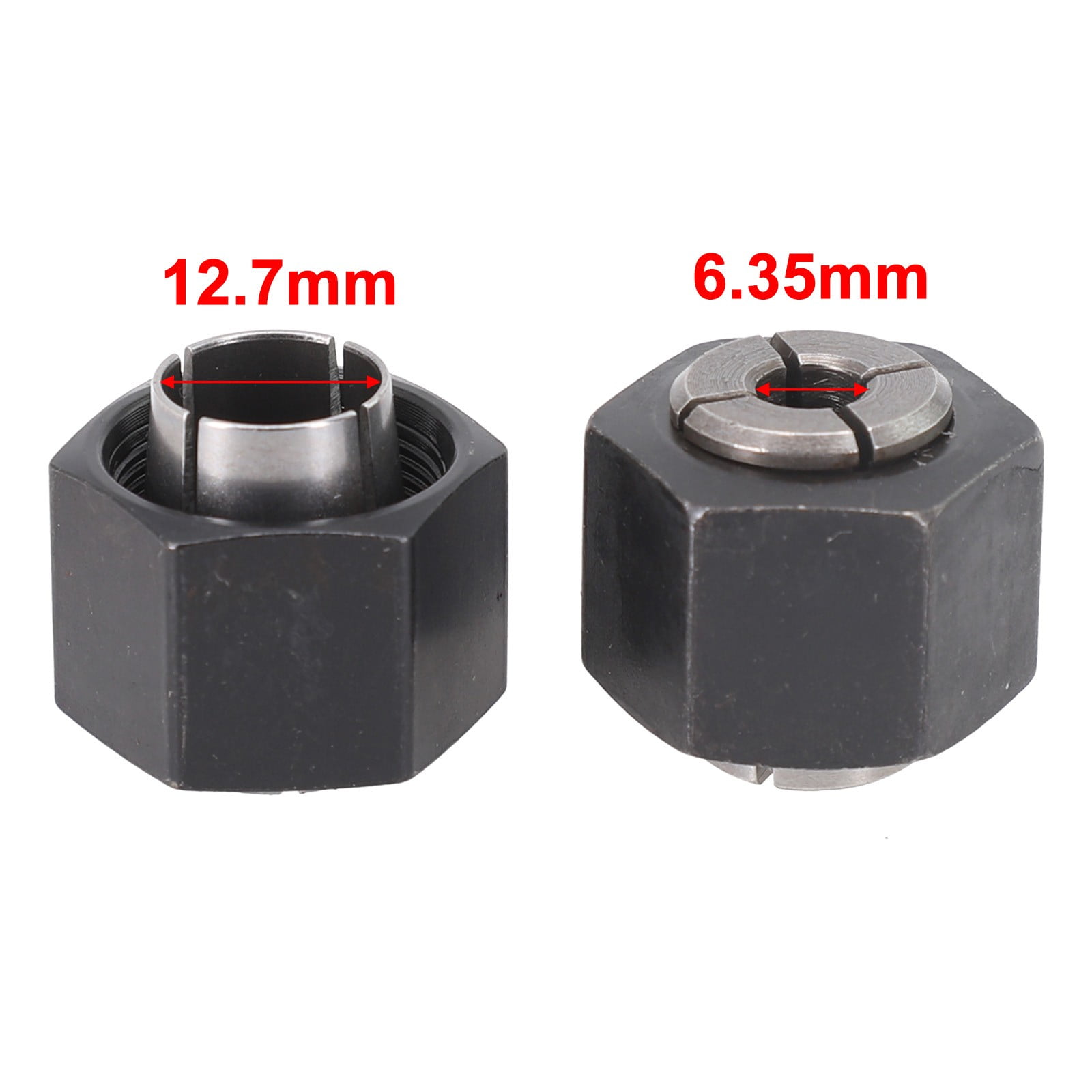 Wuweikeji Set of 2 Router Collet Compatible with for DW621 DW616 DW618 ...