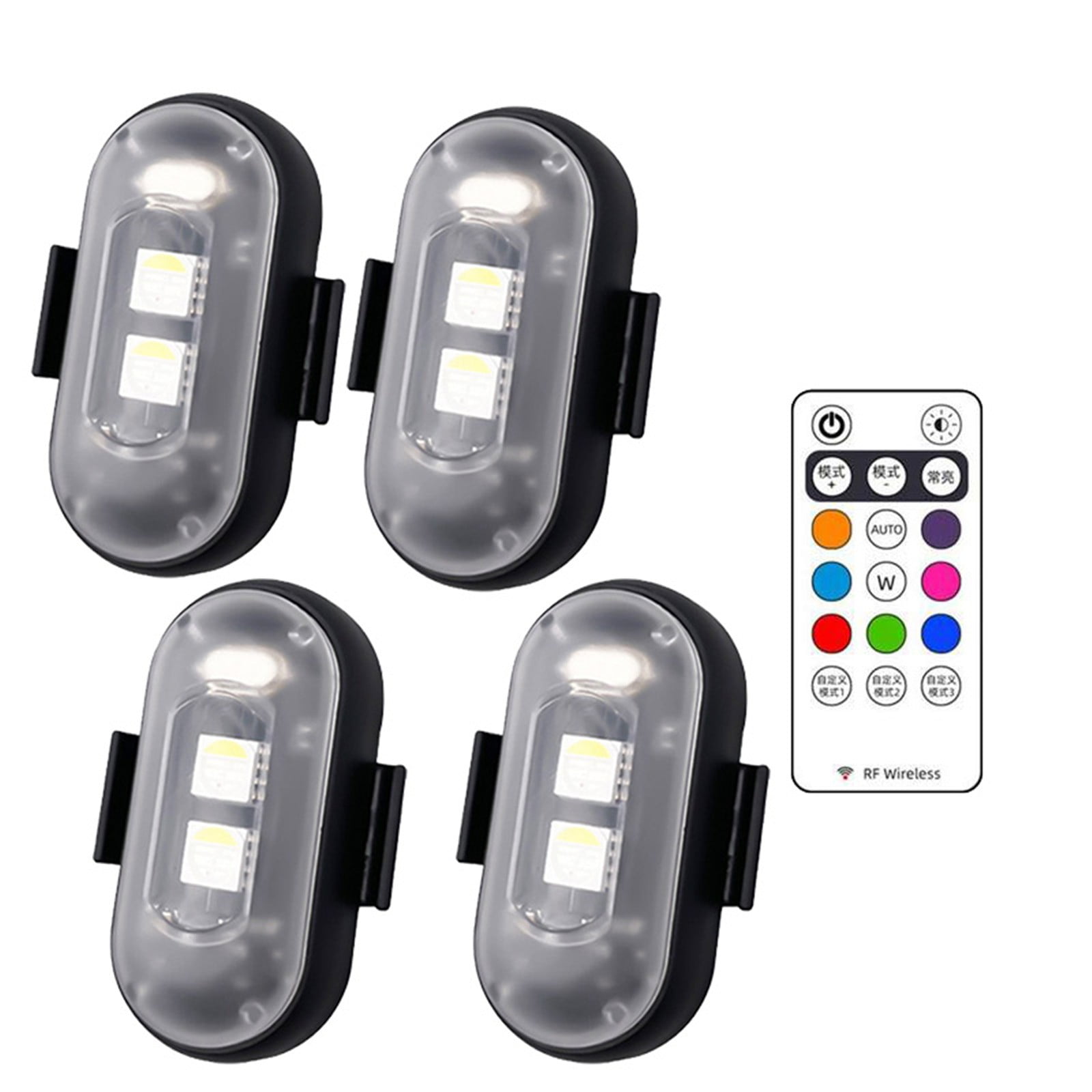 Wuxinga RGB Led Aircraft Strobe Lights Motorcycle Lights LED Flash ...
