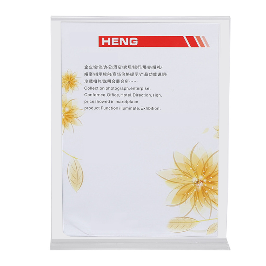 Wuxinga Walmart week Deals 6pc Acrylic Vertical T-Type Card Insert ...