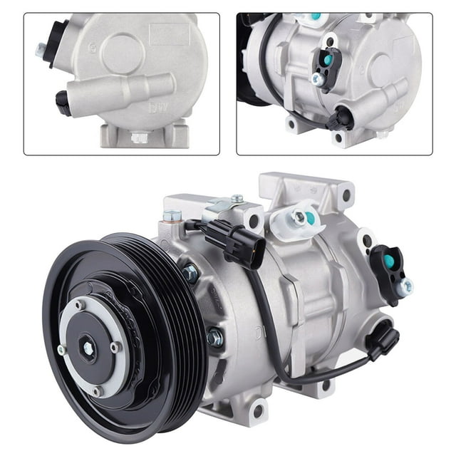 Wuzstar A/C Air Conditioner Compressor w/Clutch for Hyundai Accent KIA ...