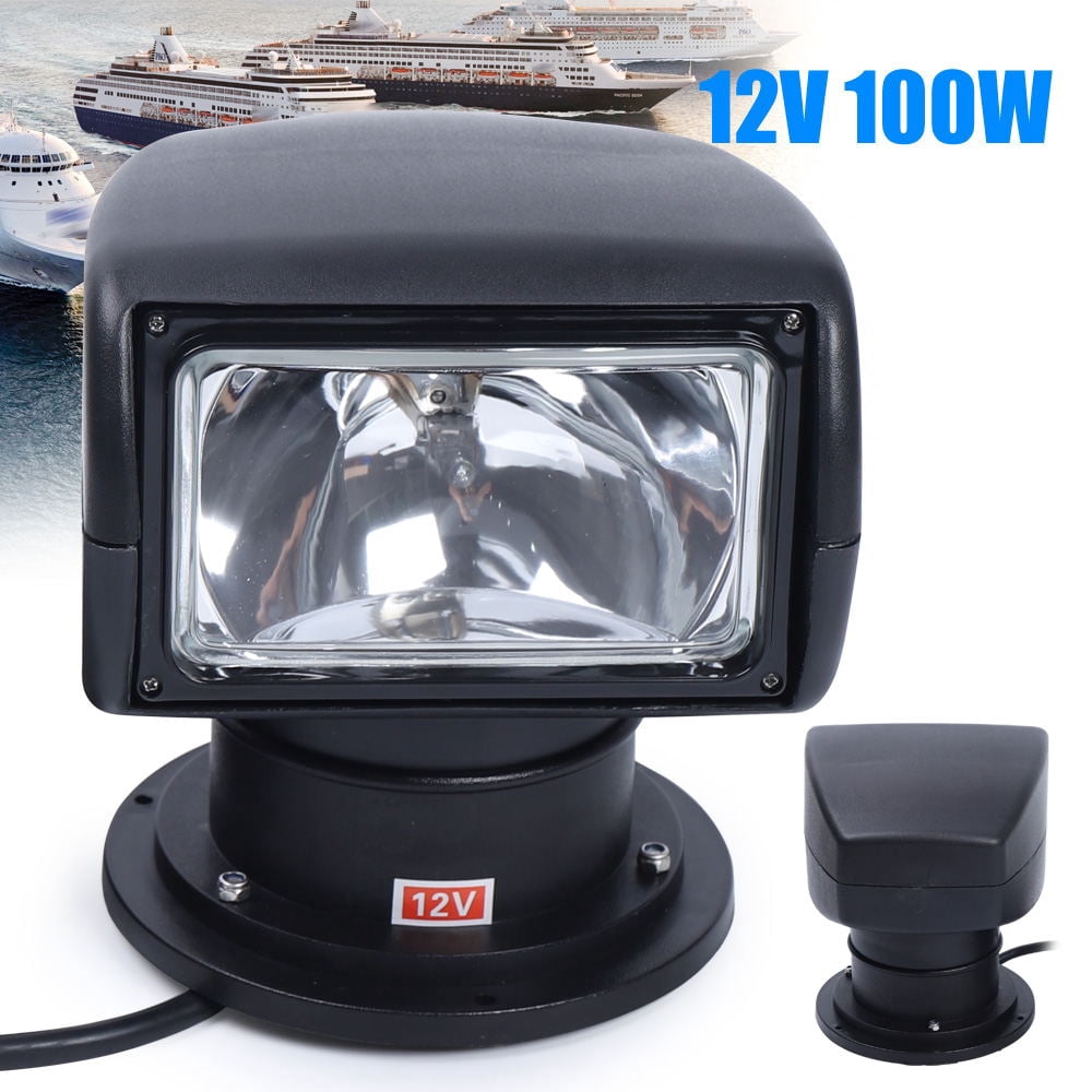 Wuzstar Waterproof Marine Safety Boat Remote Spotlight, 360° Rotate ...