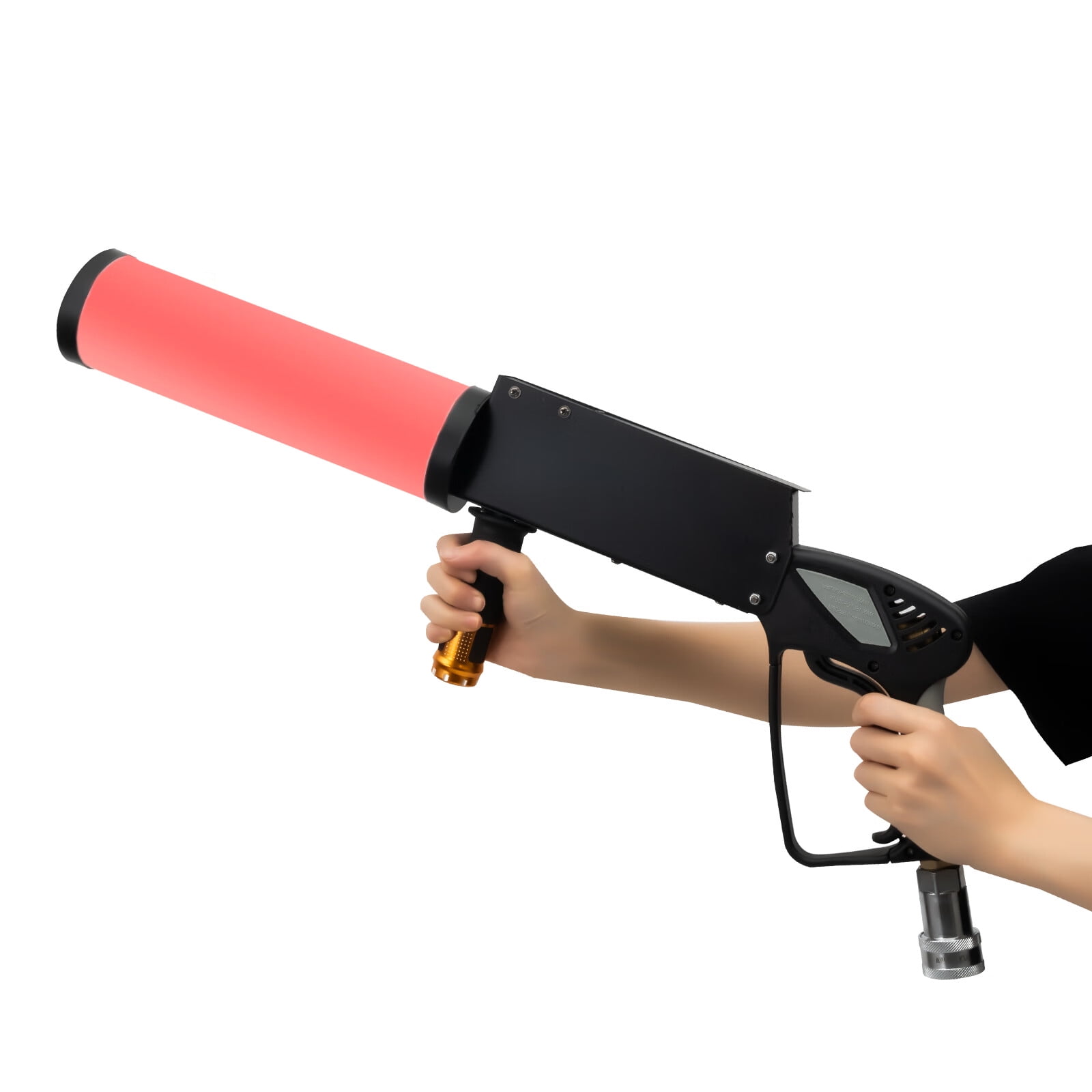 Wuzstar CO2 Handheld Fog Machine, RGB LED Cryo Cannon Gun, Long Gas ...