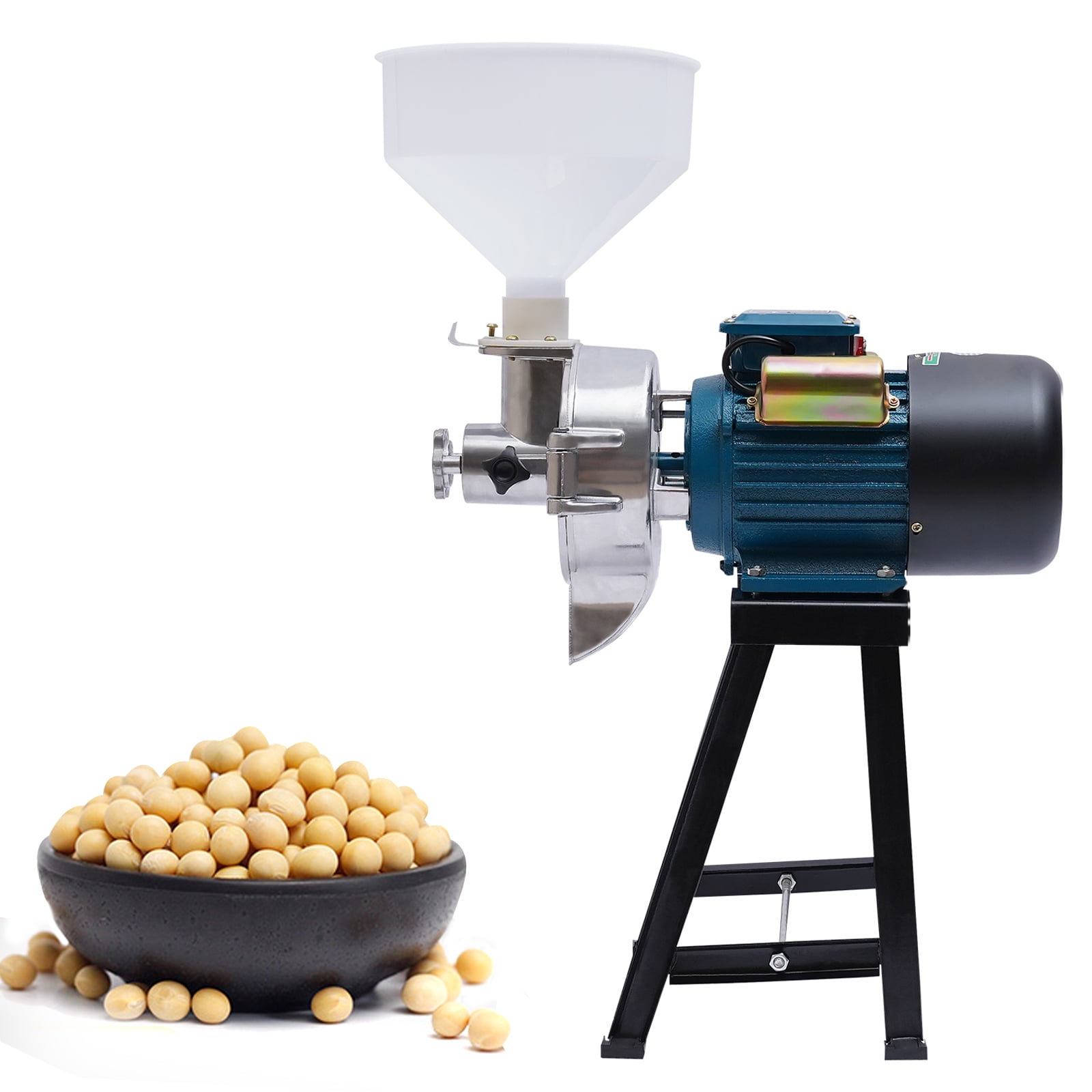 Wuzstar Electric Grain Mill Grinder Machine 2200W 110V Commercial Corn ...