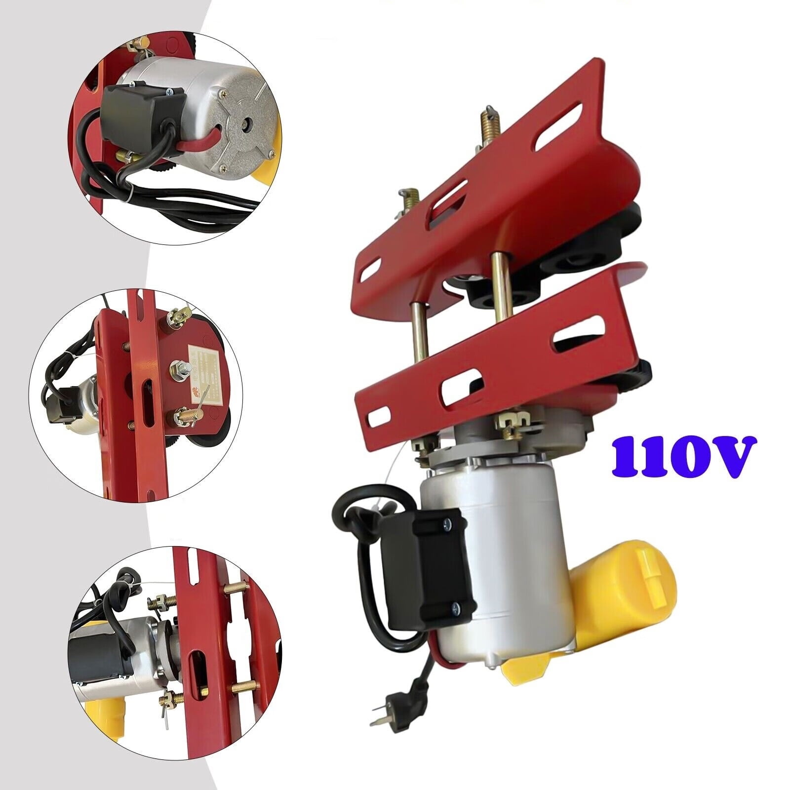 Wuzstar Electric Hoist Lift Trolley 110V 200W Winch Overhead Crane Lift ...