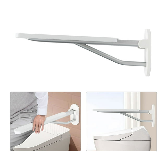 Wuzstar Foldable Toilet Grab Bar Wall Mounted Bathrooms Toilet Safety ...