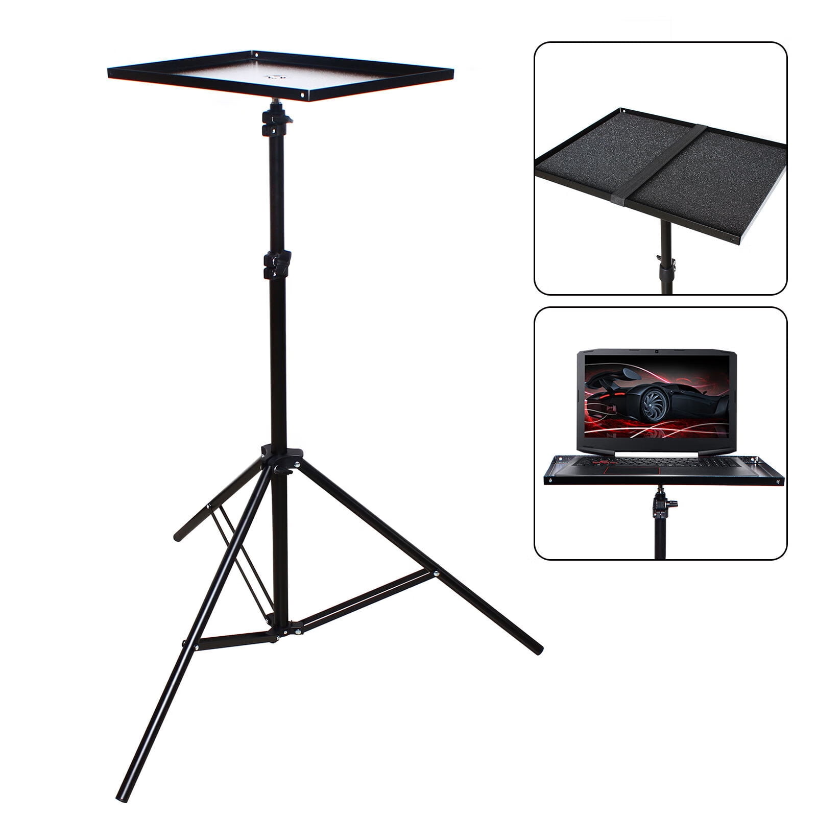 Wuzstar Foldable Tripod Stand Portable Laptop Projector Tripod Stand ...