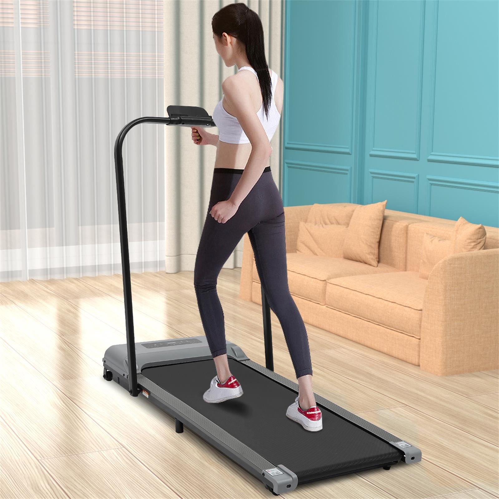Wuzstar Folding Treadmill, 3.0HP Low Noise Electric Treadmill with LED ...