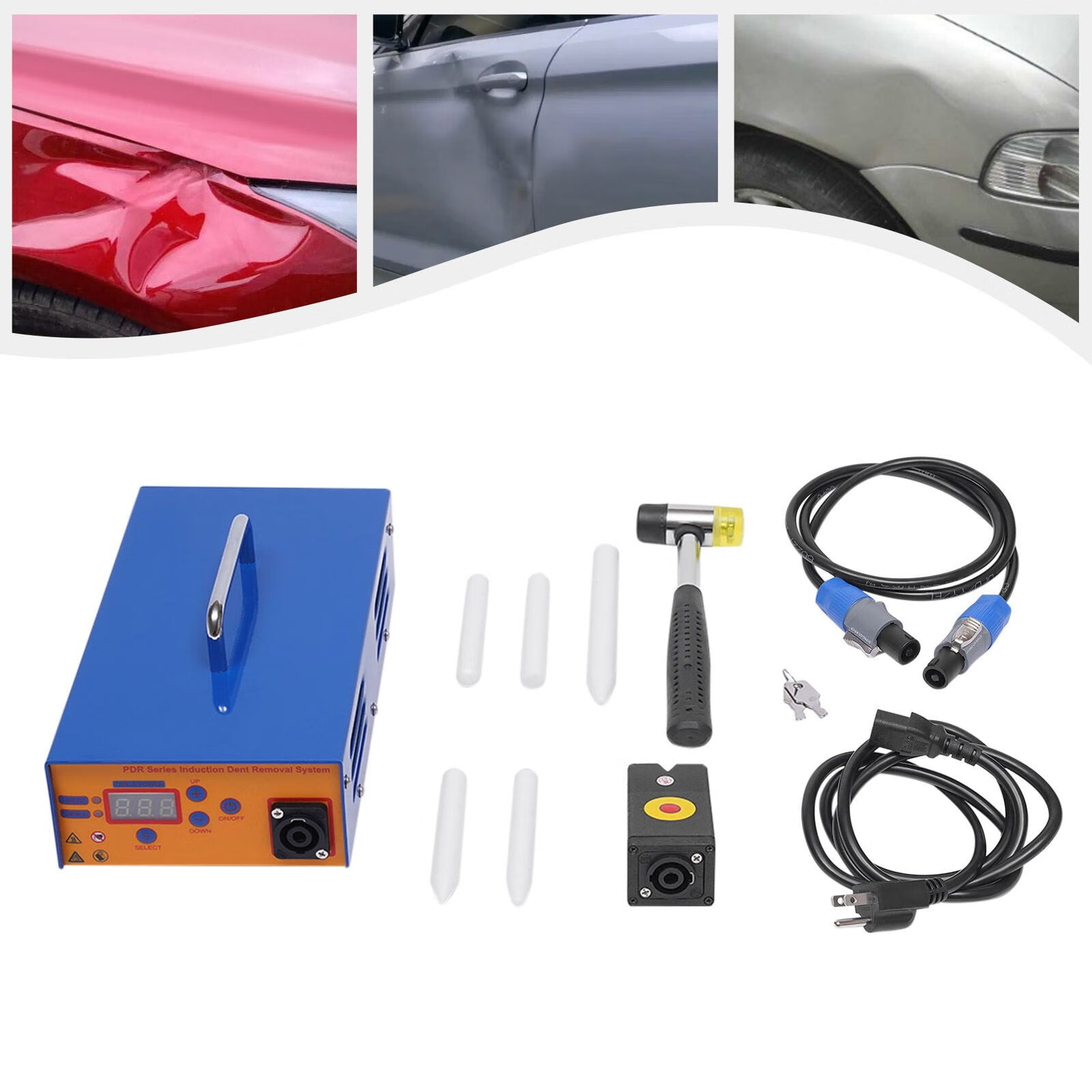 Wuzstar Magnetic Induction Dent Repair Remover Tool Digital Screen ...