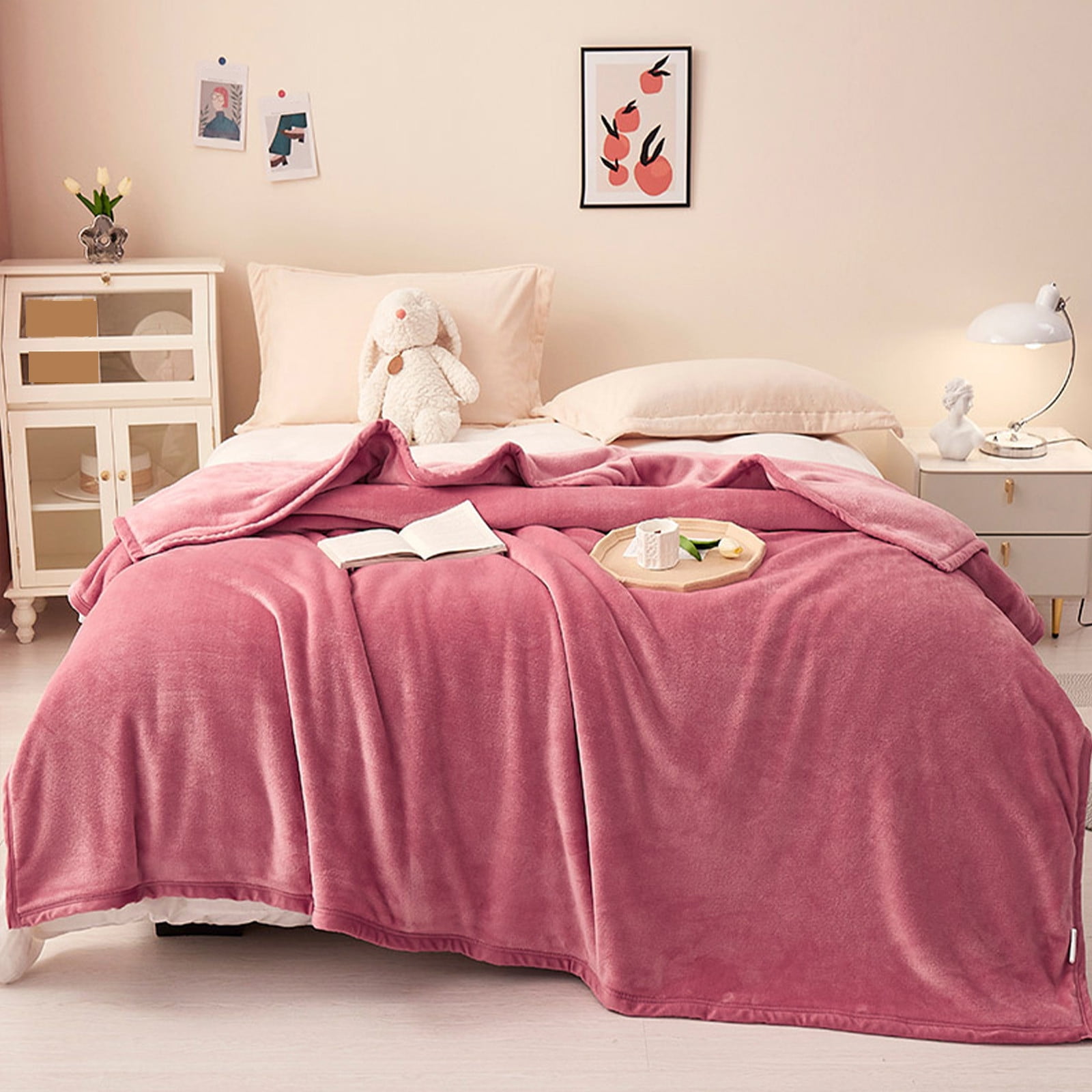 Wuztai Conditioning Blanket Cool Blanket Flannel Gift Small Blanket ...