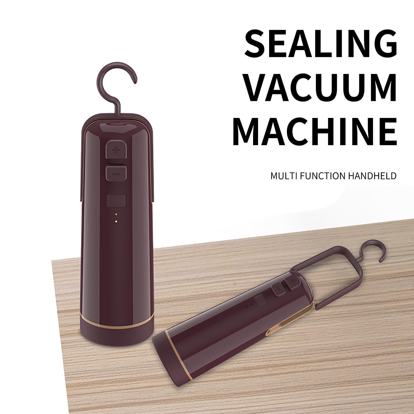 Wuztai Food Saver Vacuum Sealer (Coffee), Vacuum Seal Household Small Vacuum Machine Portable ...