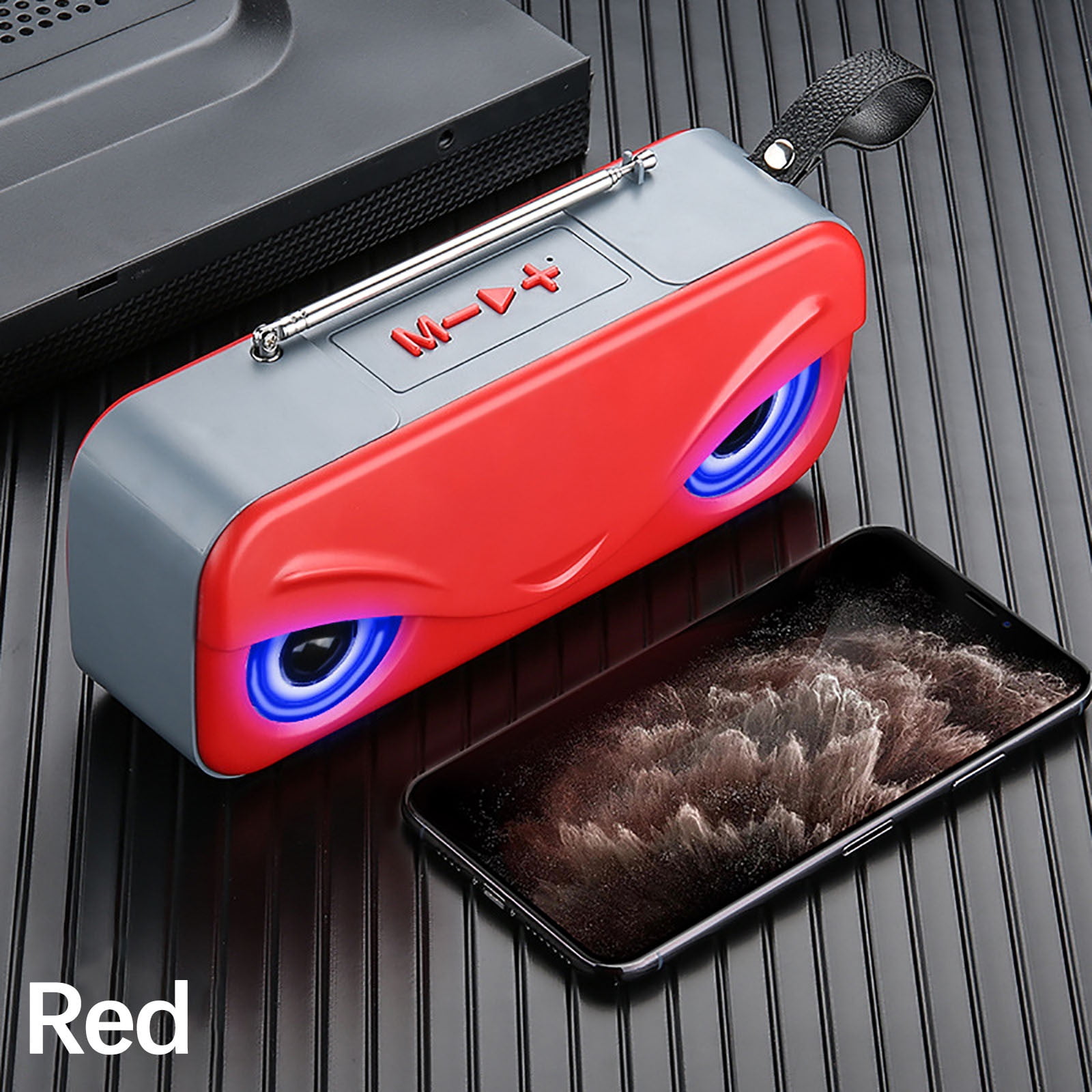 Wuztai Toys, With Radio Antenna Bluetooth Speaker LED Colorful Gift ...