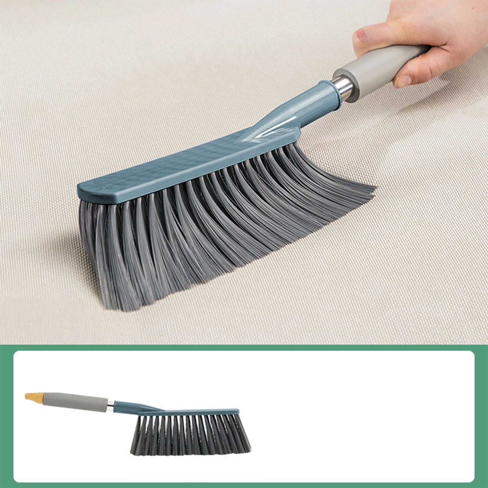 Wuztai Soft Bristle Bed Sheets Cleaning Brush with Long Handle, Pink ...