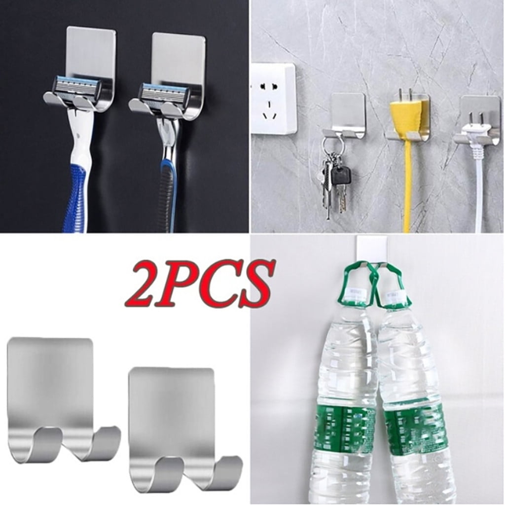 Wuztai Hooks for Hanging, Hook, Towel Hooks, 2PCS Men Shaving Shaver ...