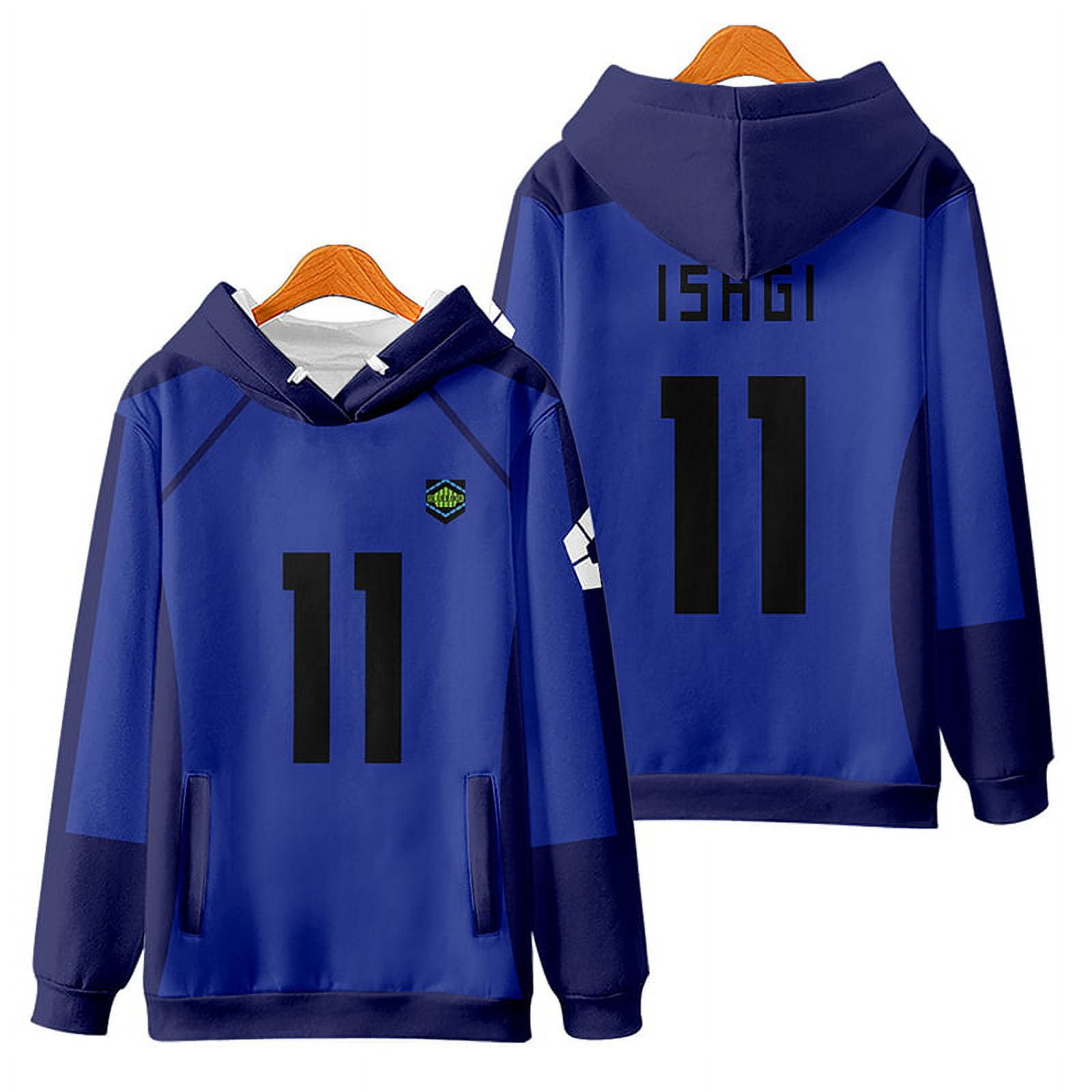 Wvnakh BLUE LOCK Animation Blue Prison Soccer Jersey - Walmart.com