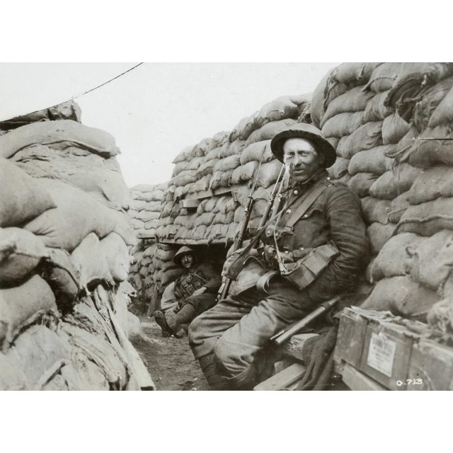 Ww1 Wwi Sandbags Trenches Glossy Poster Picture Photo Print Banner ...