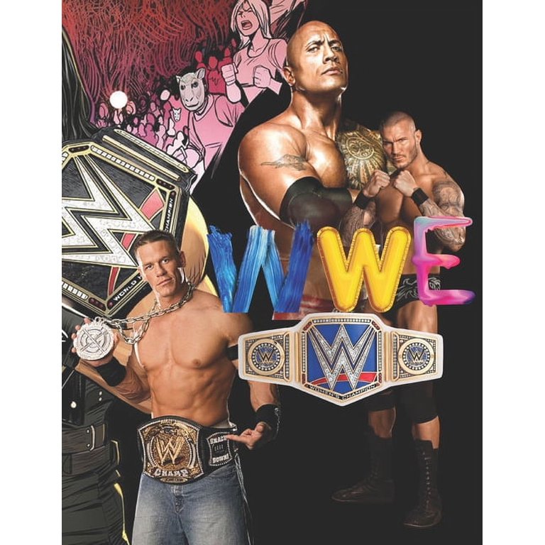 wwe characters coloring pages