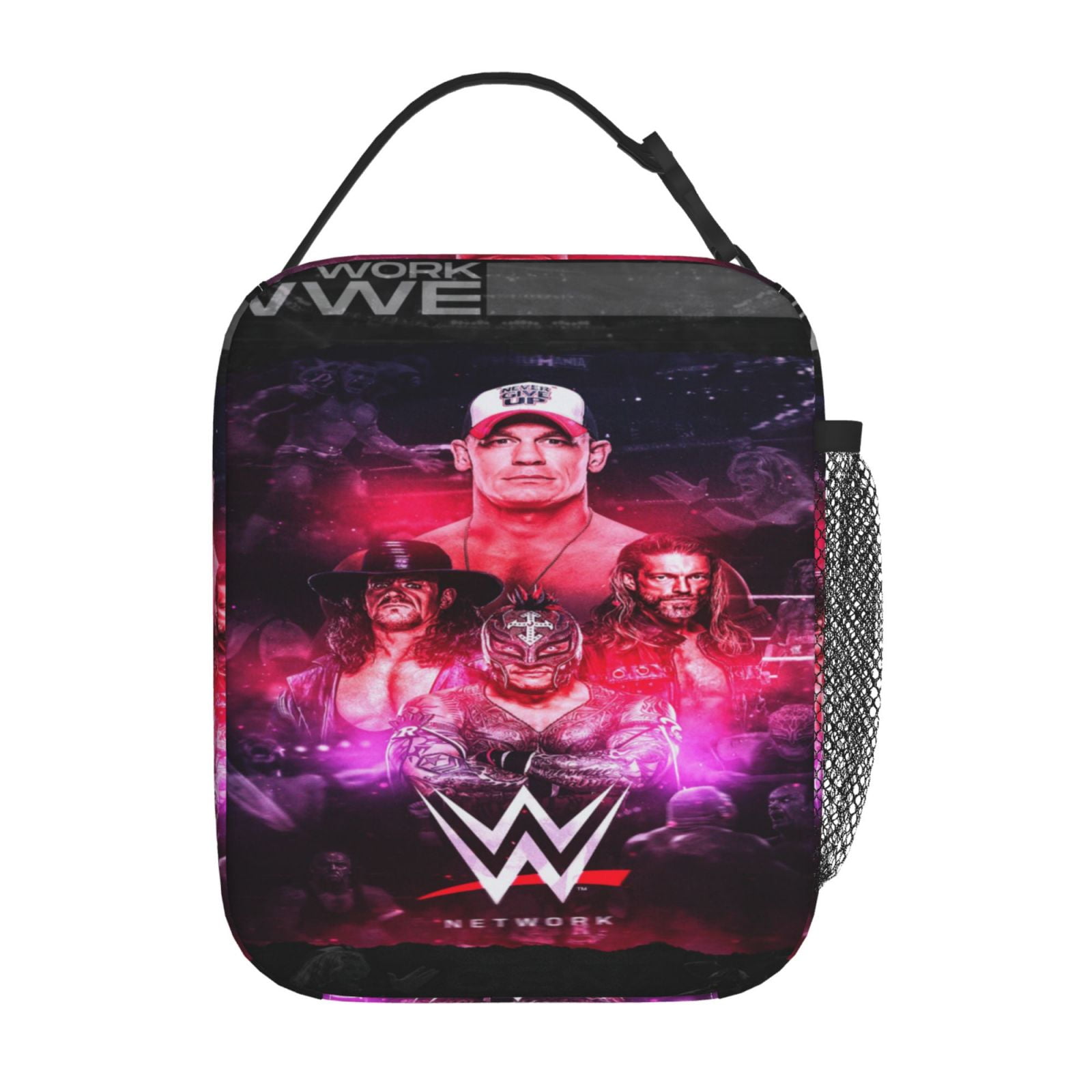 Wwe Cute Lunch Bag Insulated Tote Cooler Lunch Box Reusable Cooling ...