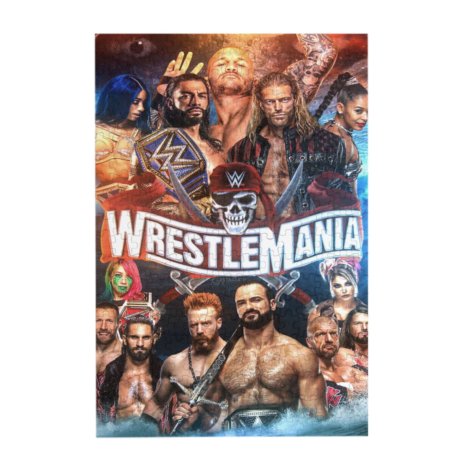 Wwe Jigsaw Puzzles Anime Jigsaw Puzzle For Adults, Cartoon Puzzles For ...