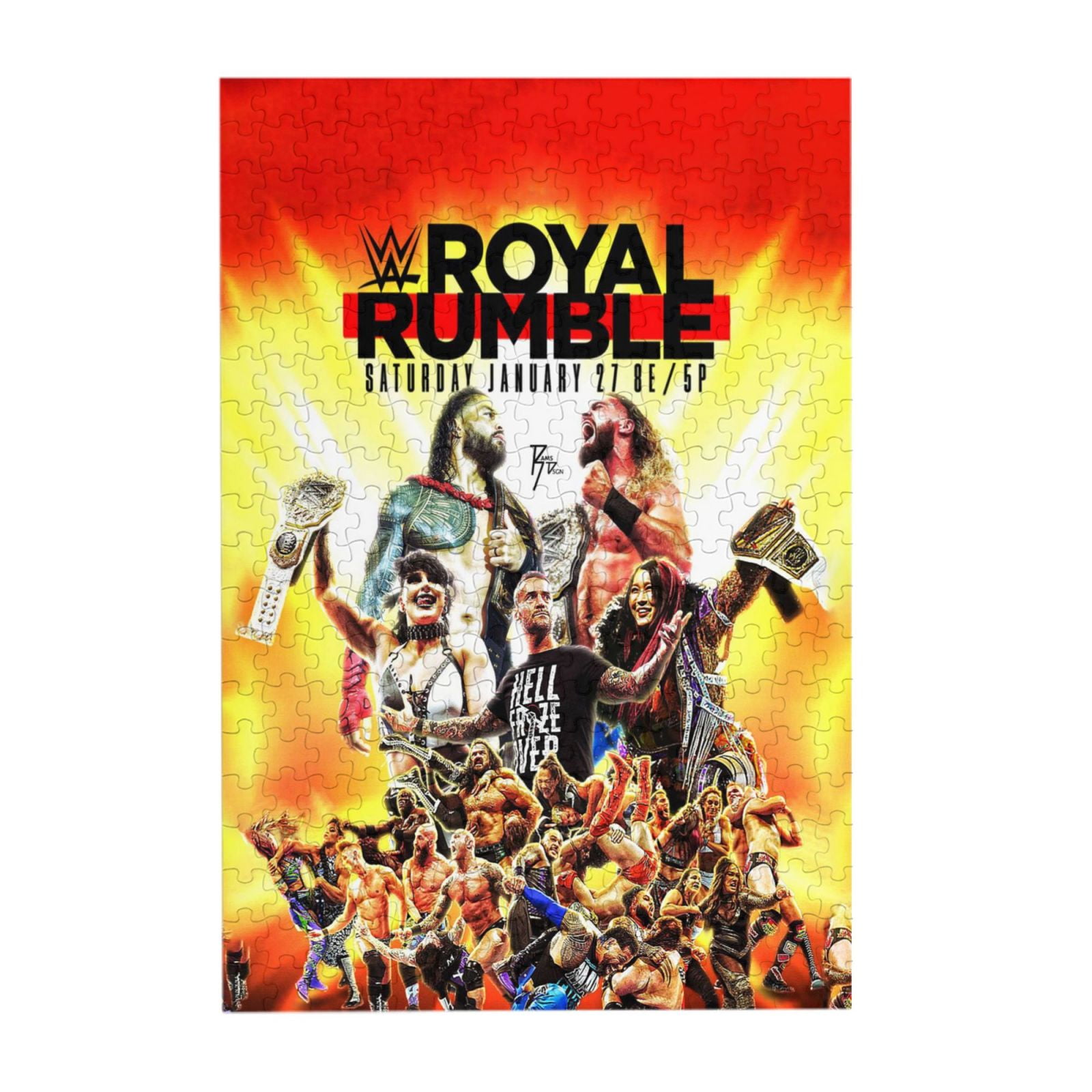 Wwe Jigsaw Puzzles Anime Jigsaw Puzzle For Adults, Cartoon Puzzles For ...