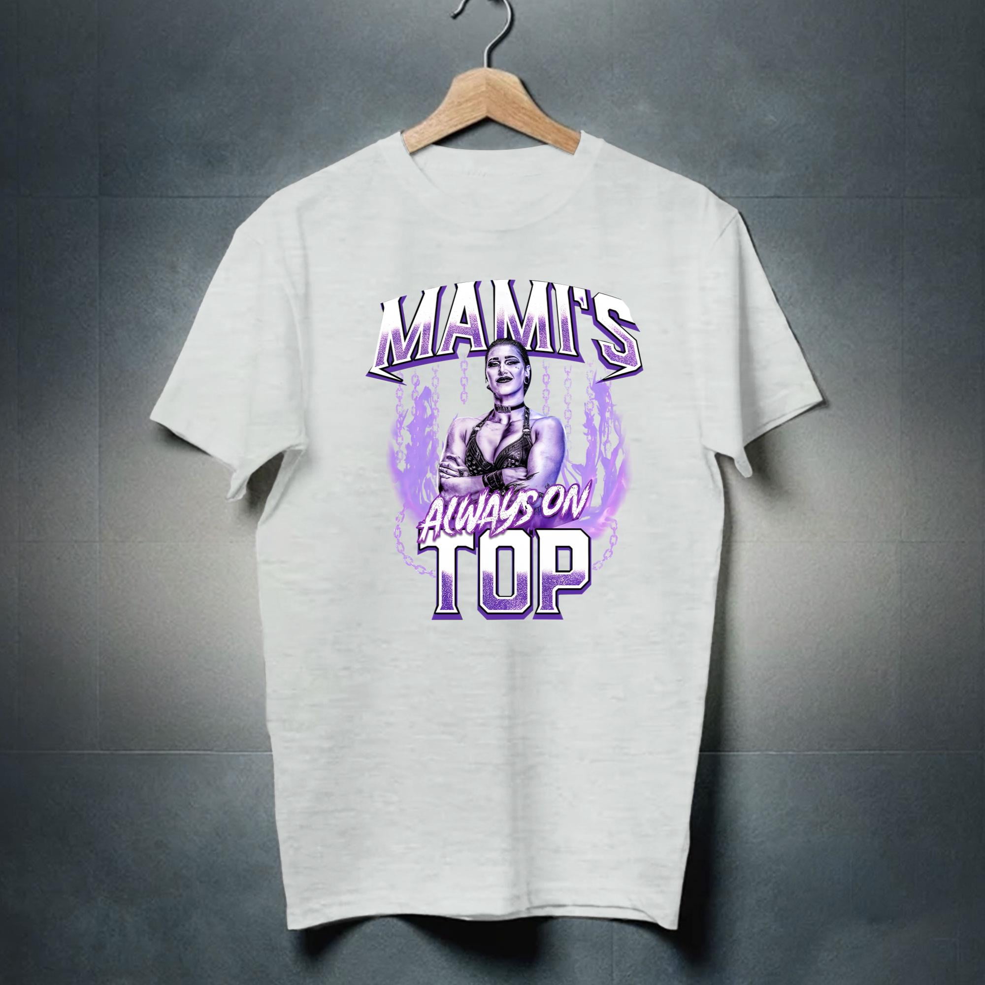 Wwe Rhea Ripley Mami's Always On Top T-shirt-TH1116 - Walmart.com