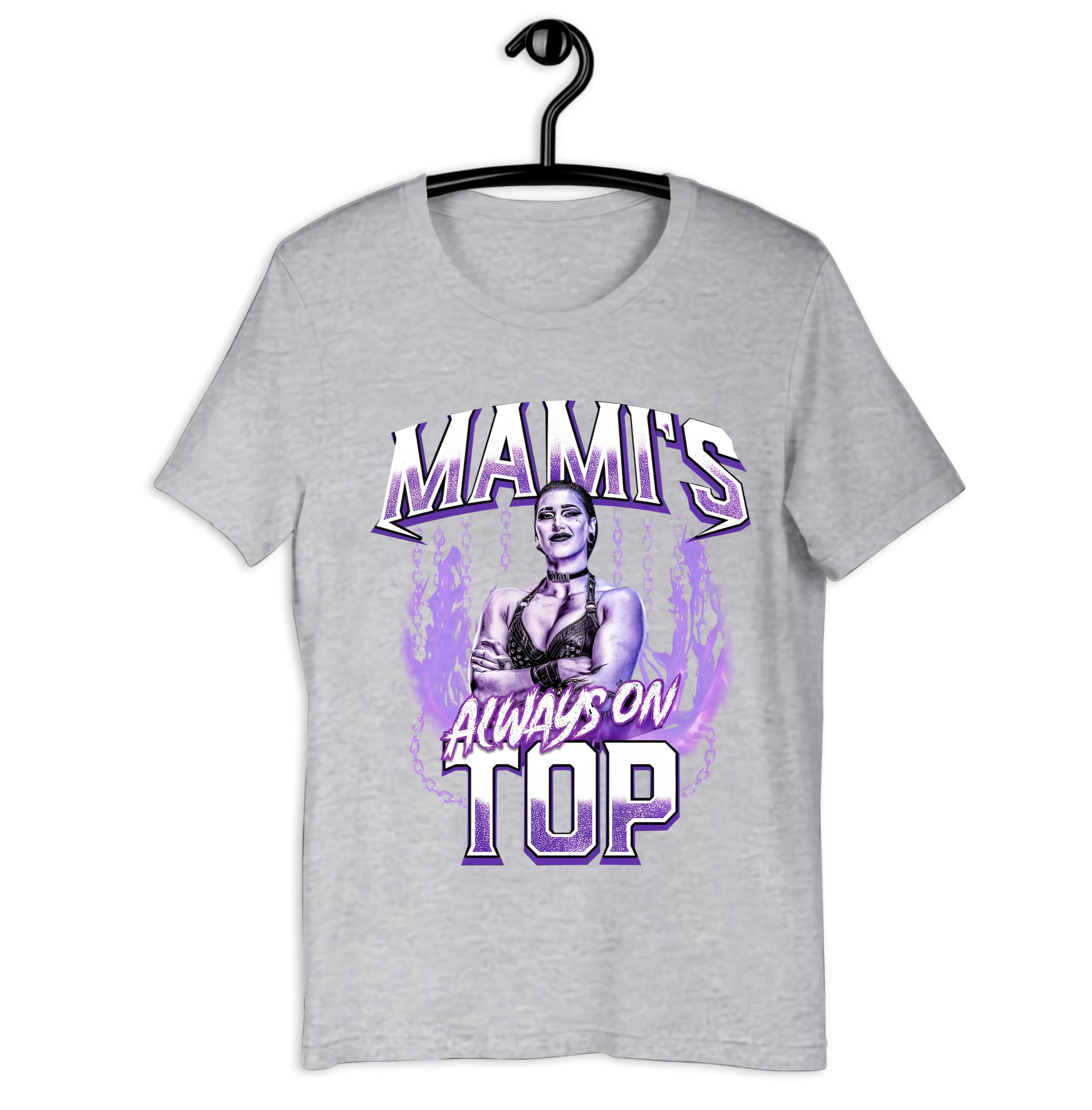 Wwe Rhea Ripley Mami's Always On Top T-shirt - Walmart.com