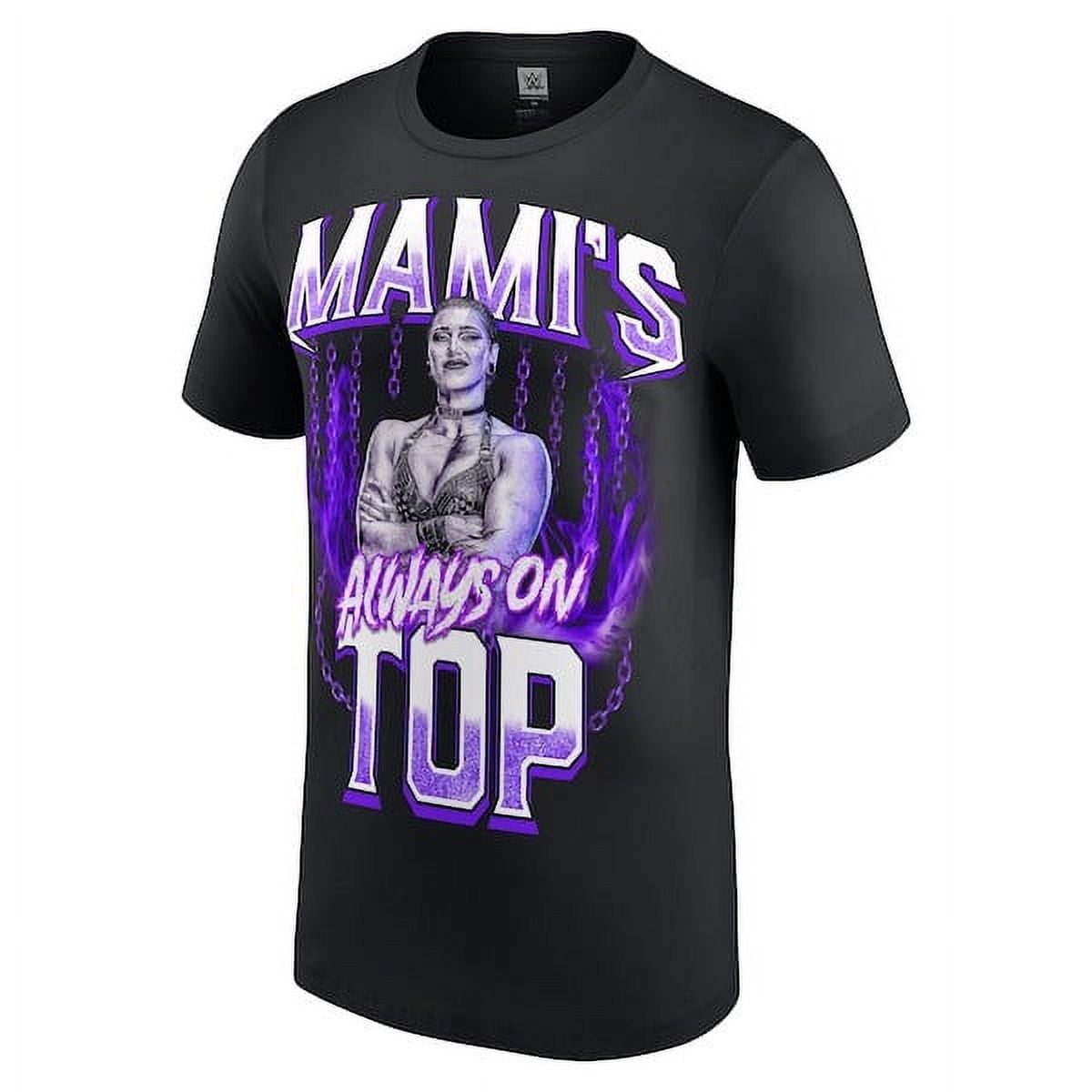 Wwe Rhea Ripley Mami's Always On Top T-shirt - Walmart.com