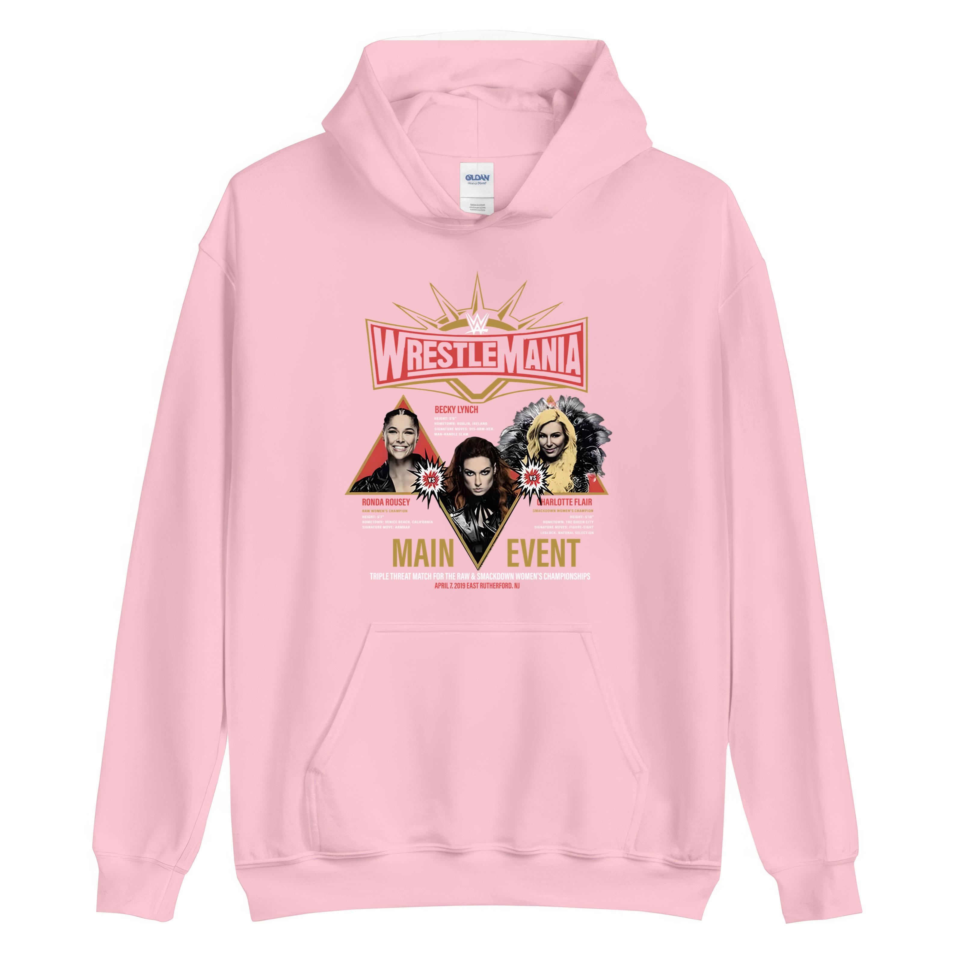 Wwe Wrestlemania 35 Main Event Ronda Rousey Becky Lynch And Charlotte ...