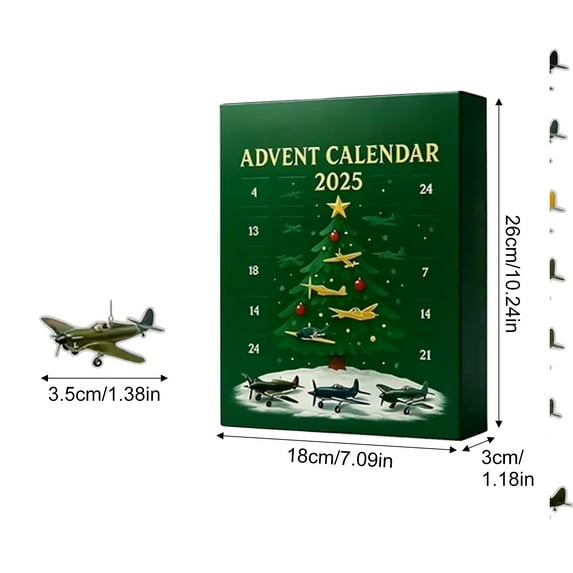 Wwii Aircraft Advent Calendar 2025 – 24 Days of Iconic Airplane, Ww2 ...