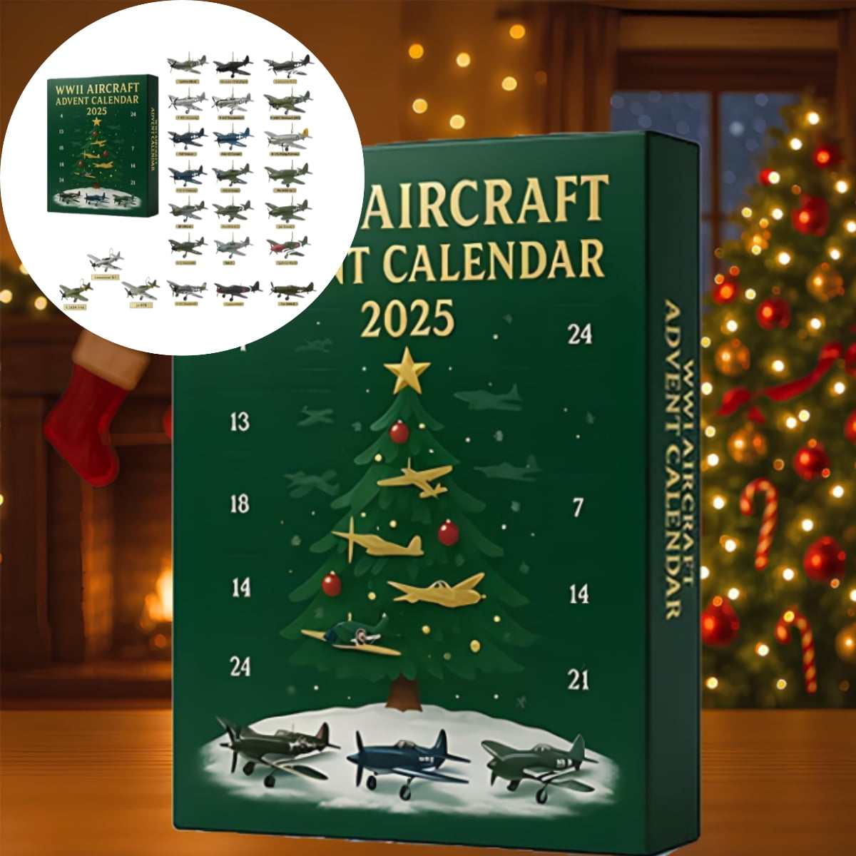 Wwii Aircraft Advent Calendar — 24 Mini Warbirds To Unbox,24 Days ...
