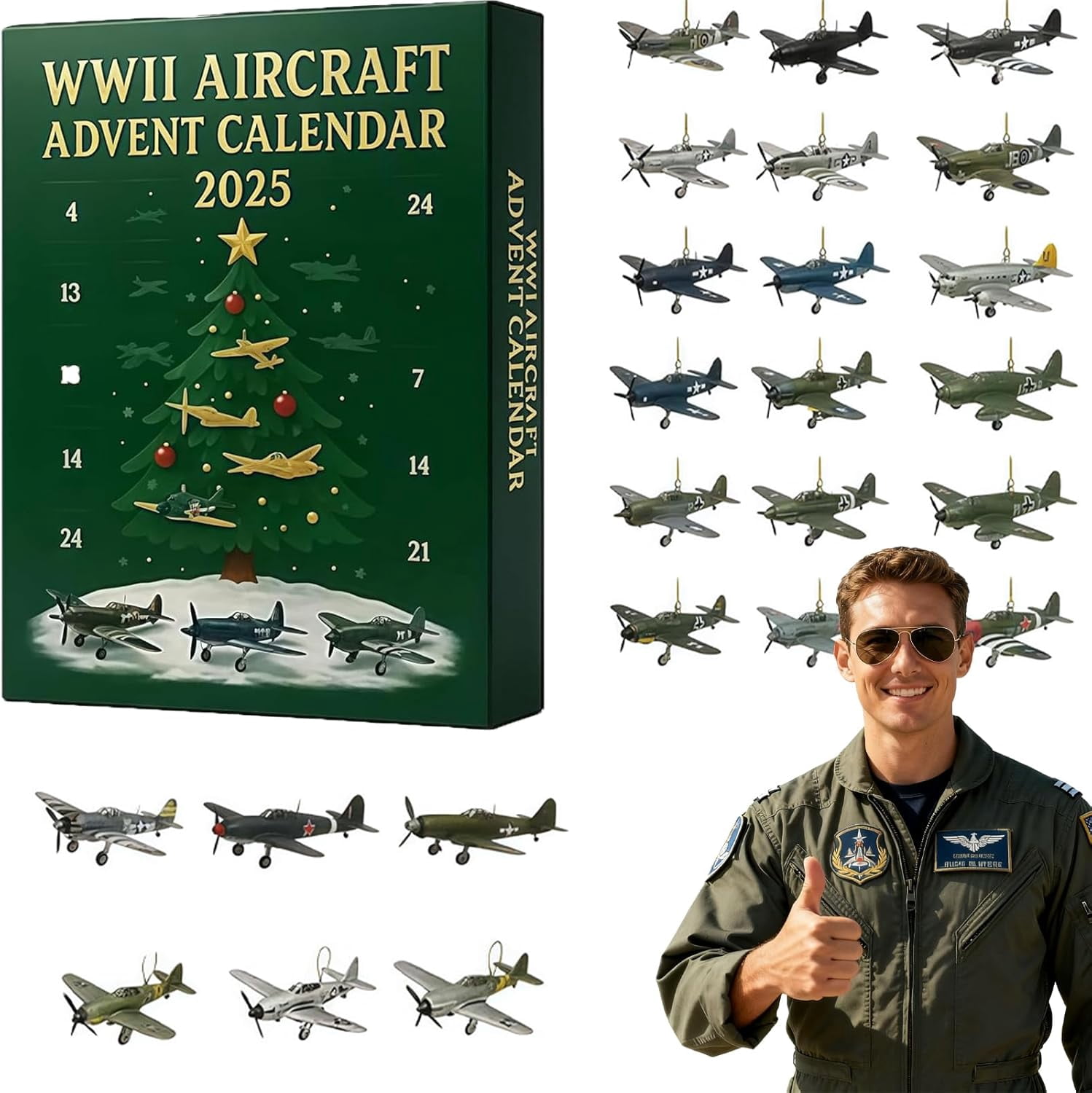 Wwii Aircraft Advent Calendar, Ww2 Aircraft Advent Calendar, Wwii ...
