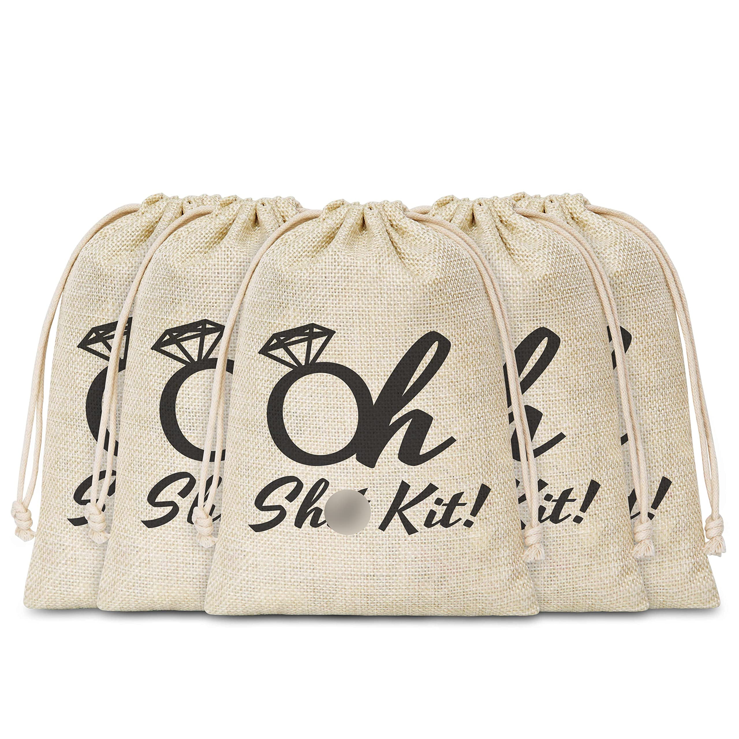 WwongxianB Bachelorette Party Gift Bag, Bridal Shower Kit Bag, 6" W x 8 ...