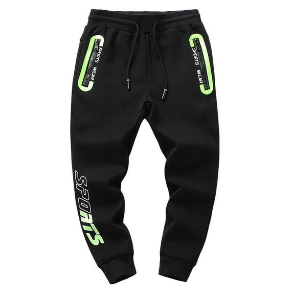 Wxirdiow Toddler Boy Joggers Boy Cotton Sweatpants Active Pull On ...