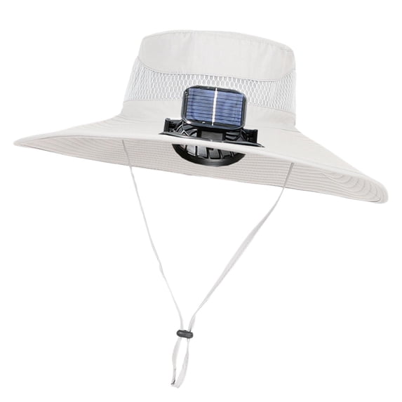 Wxqbjtam Fan Cooling Hat Adjustable Lightweight Breathable Three Speed ...