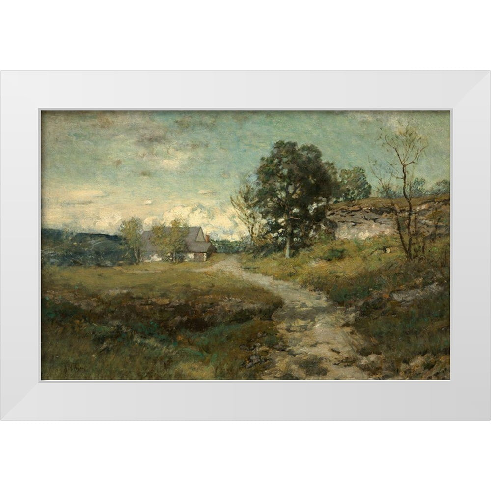 Wyant, Alexander H. 32x22 White Modern Wood Framed Museum Art Print ...