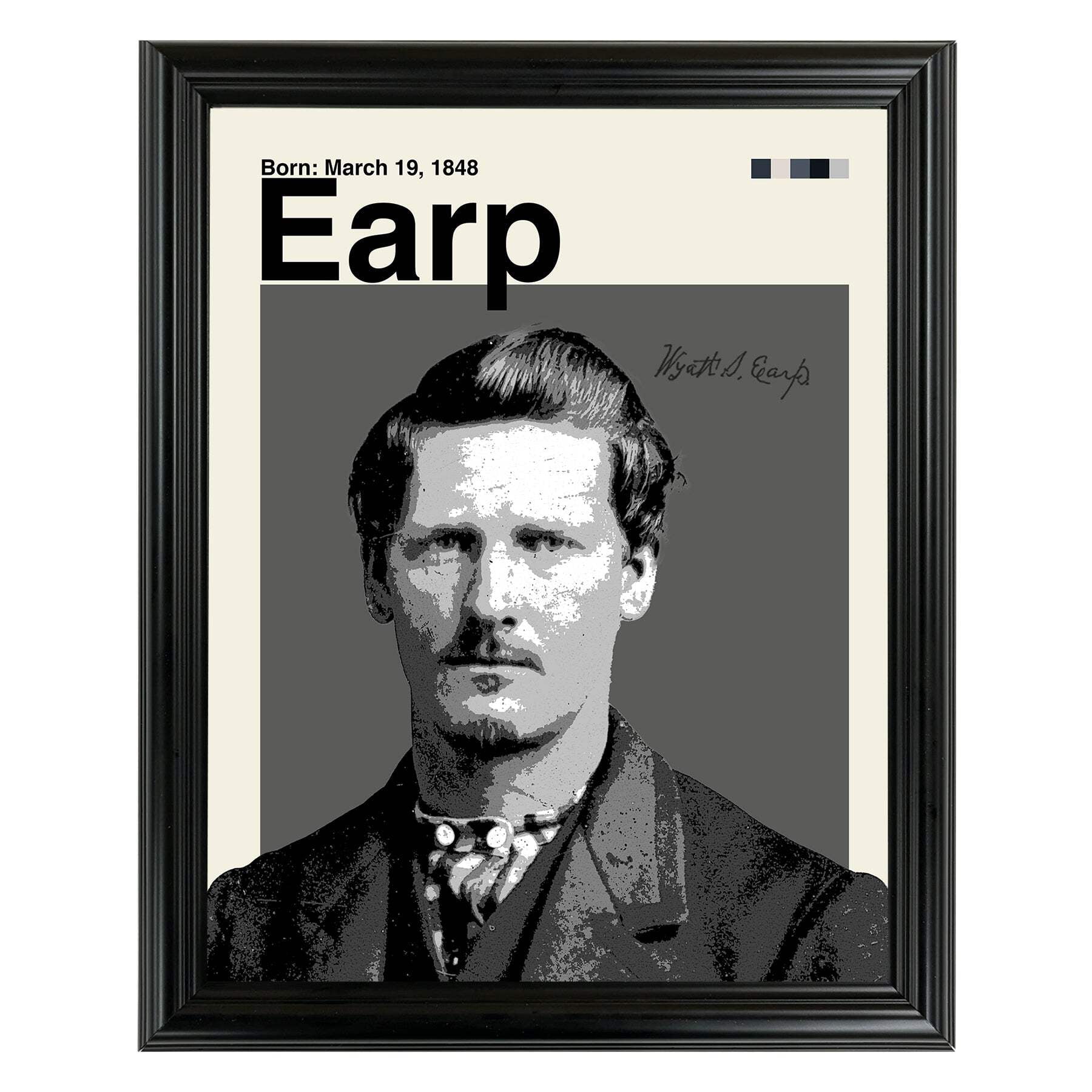 Wyatt Earp Framed Sports Art Photo by Thomas Maxwell - Walmart.com